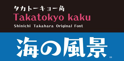 Takatokyo-kaku Font | Webfont & Desktop | MyFonts