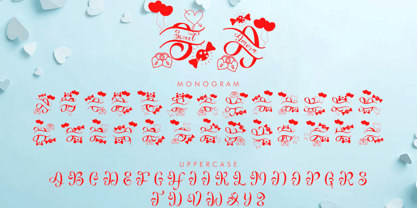 Sweet Amora Monogram Font | Webfont & Desktop | MyFonts