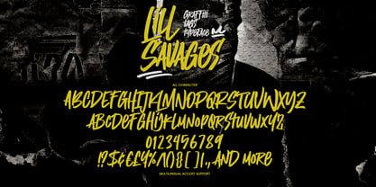 Lill Savages Font | Webfont & Desktop | MyFonts