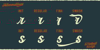 Scriptball Rough Font | Webfont & Desktop | MyFonts