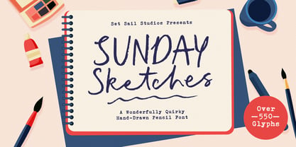 Sunday Sketches Font | Webfont & Desktop | MyFonts