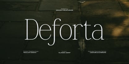 Deforta Font | Webfont & Desktop | MyFonts