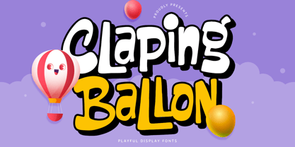 Claping Ballon Font | Webfont & Desktop | MyFonts