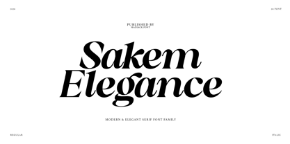 Sakem Font | Webfont & Desktop | MyFonts