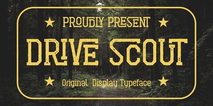 Drive Scout Font | Webfont & Desktop | MyFonts