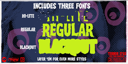 Terror Eyes 667 Font | Webfont & Desktop | MyFonts