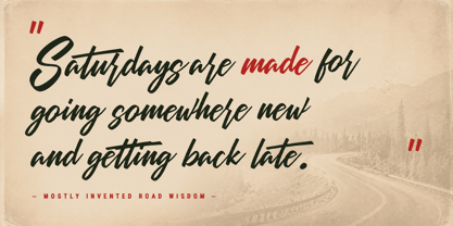 Saturday Race Font | Webfont & Desktop | MyFonts