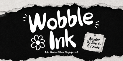 Wobble Ink Font | Webfont & Desktop | MyFonts