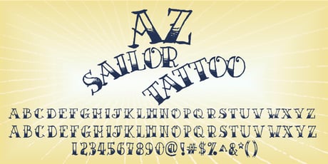 American Traditional Tattoo Font