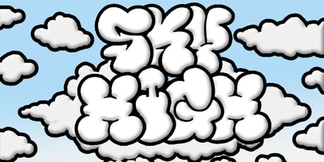 Cloudy Font Cloudy Fonts | MyFonts