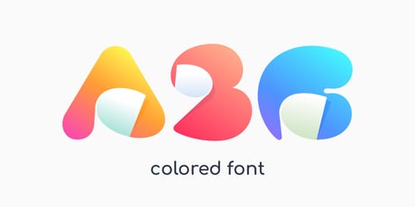 Negative Space Font
