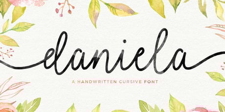 Pretty Cursive Font Alphabet