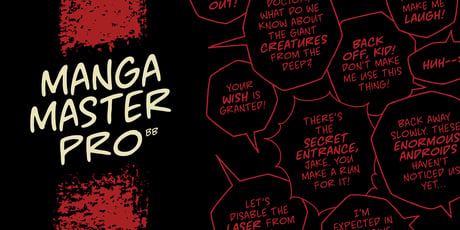 Manga Fonts Manga Fonts