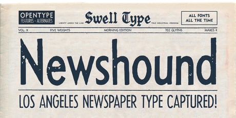 Old Newspaper Fonts