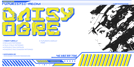 Gundam Font Futuristic Cyber Mecha Font With Bold And Gundam Style