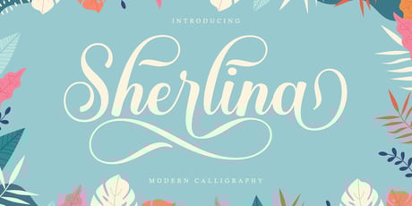 Flowing Calligraphy Fonts