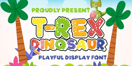 Dinosaurus Lettertype Dinosaur Fonts | Font Bundles