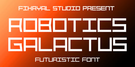 Retro Futuristic Fonts Dafont