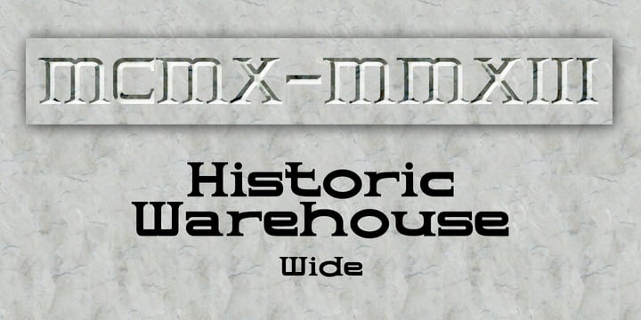 Historic Warehouse Font | Webfont & Desktop | MyFonts