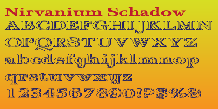 Nirvanium NB Font | Webfont & Desktop | MyFonts