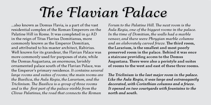 Flavian Font | Webfont & Desktop | MyFonts