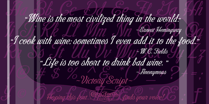 Victory Script Font | Webfont & Desktop | MyFonts