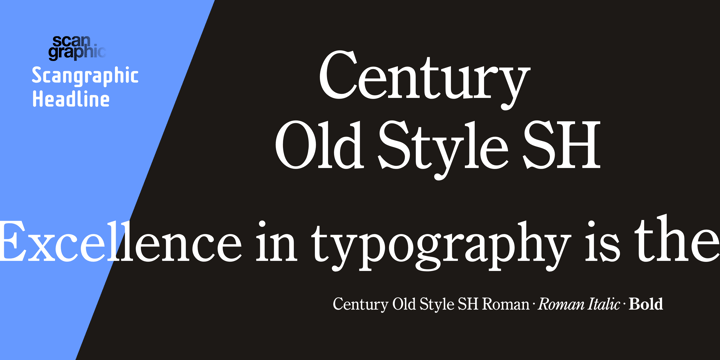 Century Old Style SH Font | Webfont & Desktop | MyFonts
