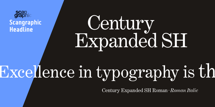 Century Expanded SH Font | Webfont & Desktop | MyFonts