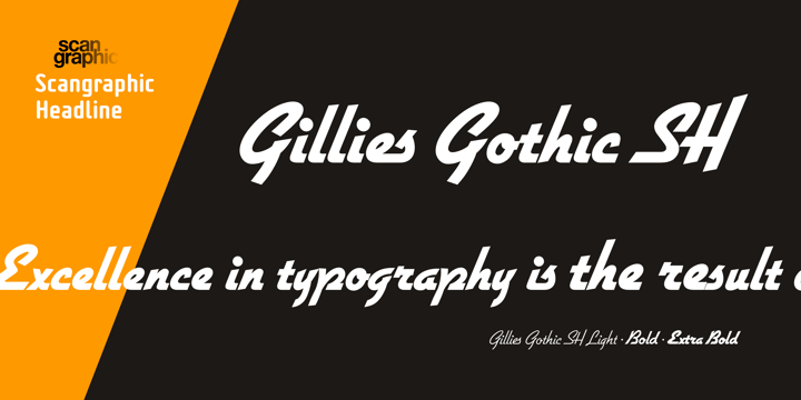 Gillies Gothic SH Font | Webfont & Desktop | MyFonts