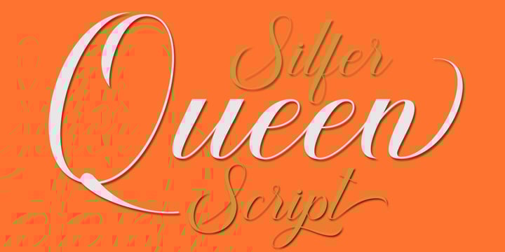 Silfer Queen Script Font | Webfont & Desktop | MyFonts