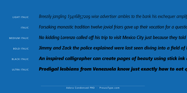 Adora Condensed PRO Font | Webfont & Desktop | MyFonts