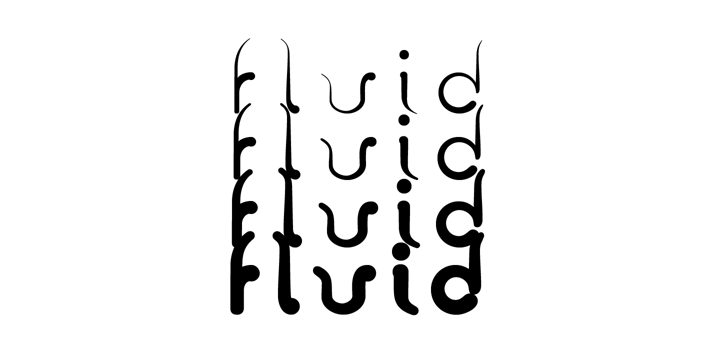 Fluid Font | Webfont & Desktop | MyFonts