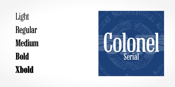Colonel Serial Font | Webfont & Desktop | MyFonts