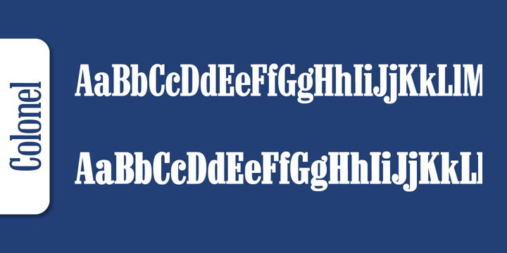 Colonel Serial Font | Webfont & Desktop | MyFonts