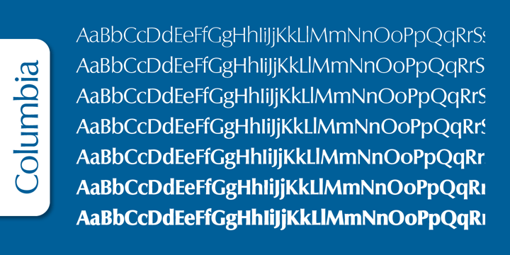 Columbia Serial Font | Webfont & Desktop | MyFonts