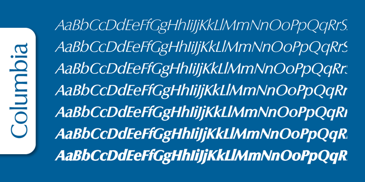 Columbia Serial Font | Webfont & Desktop | MyFonts