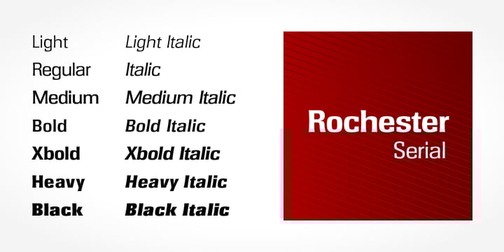 Rochester Serial Font | Webfont & Desktop | MyFonts