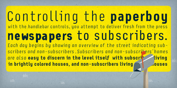 Newsletter Font | Webfont & Desktop | MyFonts