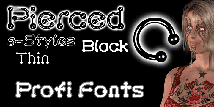 Pierced Font | Webfont & Desktop | MyFonts