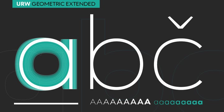 URW Geometric Extended Font | Webfont & Desktop | MyFonts