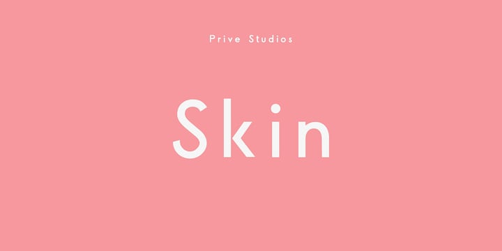 Skin Font | Webfont & Desktop | MyFonts