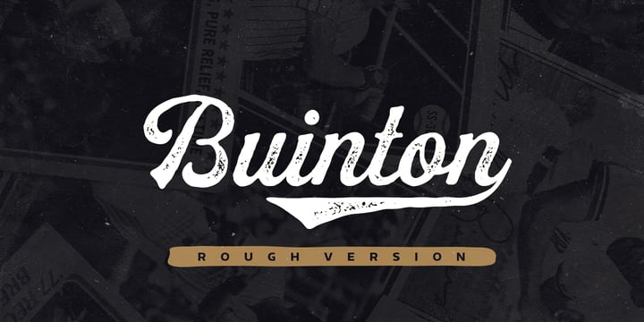 Buinton Rough Font | Webfont & Desktop | MyFonts