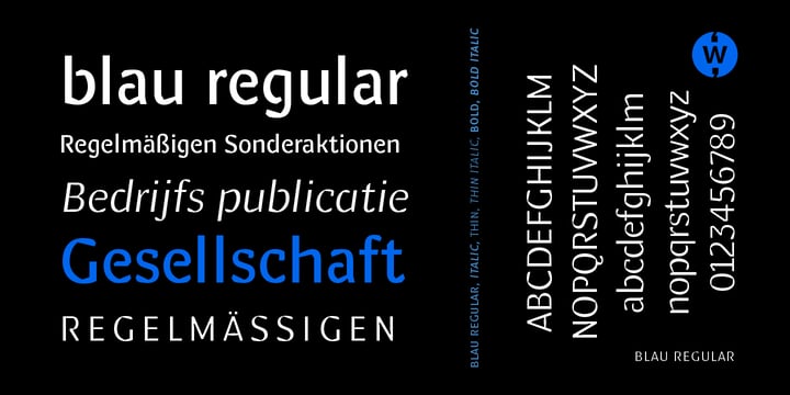 Blau Font | Webfont & Desktop | MyFonts