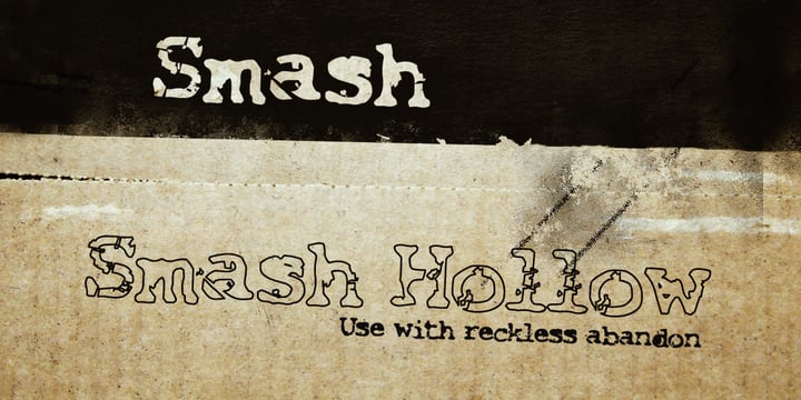 Smash Font | Webfont & Desktop | MyFonts