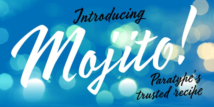 Mojito Font | Webfont & Desktop | MyFonts