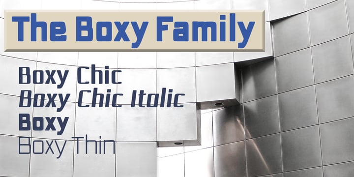 Boxy Font | Webfont & Desktop | MyFonts