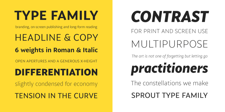 Sprout Font | Webfont & Desktop | MyFonts