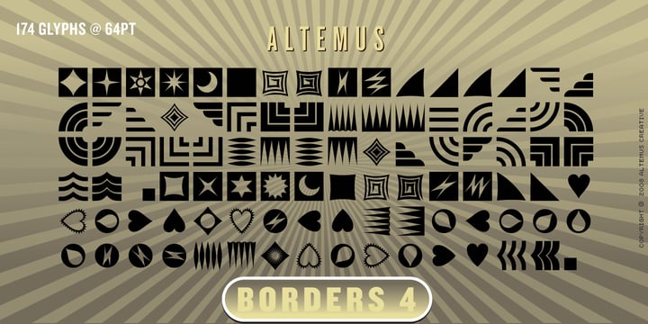 Altemus Borders Font | Webfont & Desktop | MyFonts