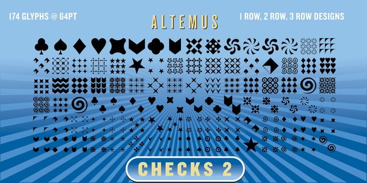 Altemus Checks Font | Webfont & Desktop | MyFonts