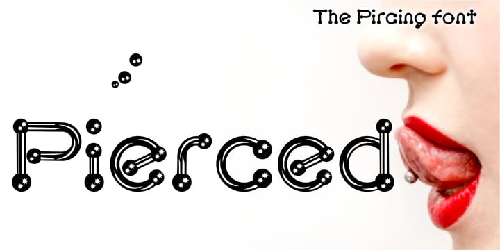 Pierced Font | Webfont & Desktop | MyFonts